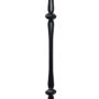 9/16" x 44" - Hammered or Smooth Spoon Metal Balusters | Scotia Stairs Ltd.